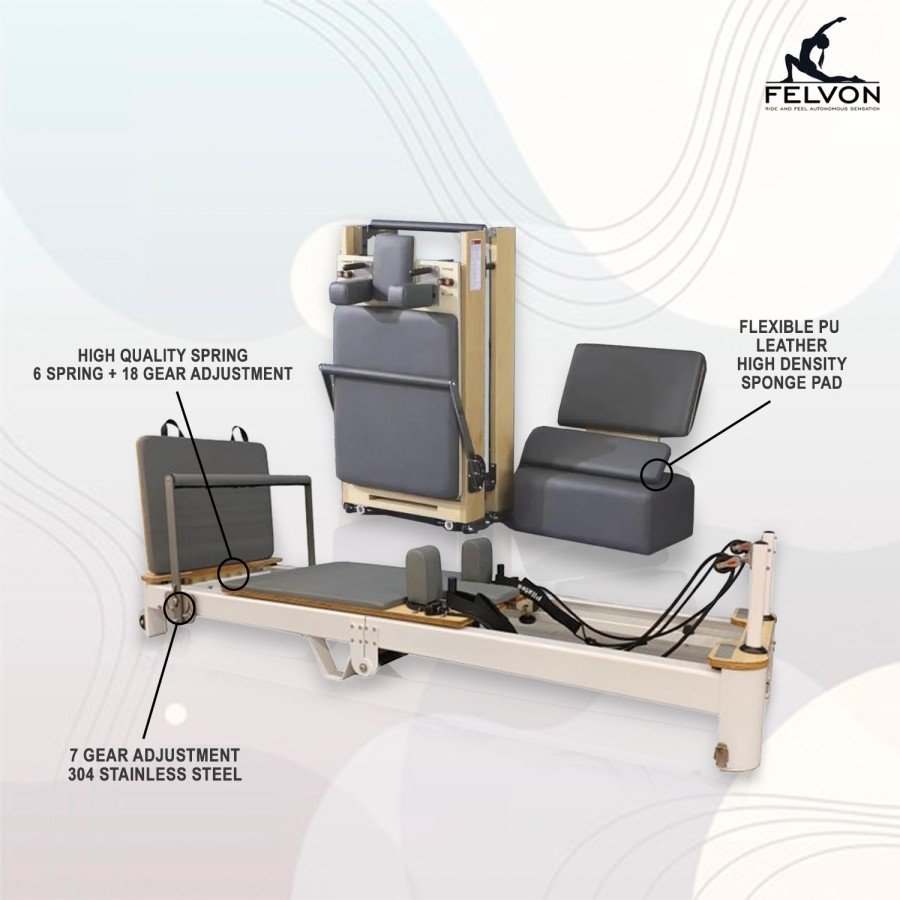 Felvon Pilates Foldable Reformer | Felvon Indonesia